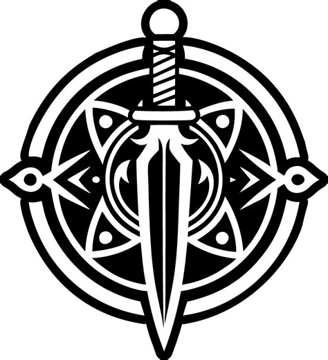 A Solid Style Of Dagger Symbol 58750807 Vector Art At Vecteezy