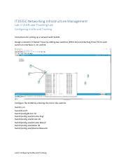 Lab Configuring VLAN And Trunking Pdf IT C Networking Infrastructure Management Lab