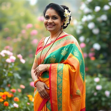 Vibrant Elegance The Art Of Draping A Saree