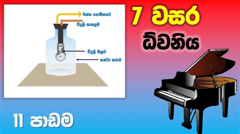 Grade 07 Science Lessons In Sinhala Unit 11 7 වසර විද්‍යාව 11 පාඩම ධ්වනිය Youtube