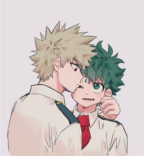 Midoriya Izuku And Bakugou Katsuki Boku No Hero Academia Drawn By Nimon Danbooru