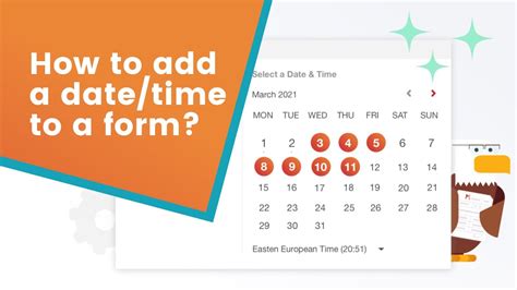 How To Add A Date Time Field To An Online Form Youtube