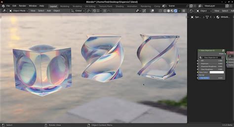 Iridescent Glass Shader On Cycles Like Octane Glass Blender And Cg Discussions Blender