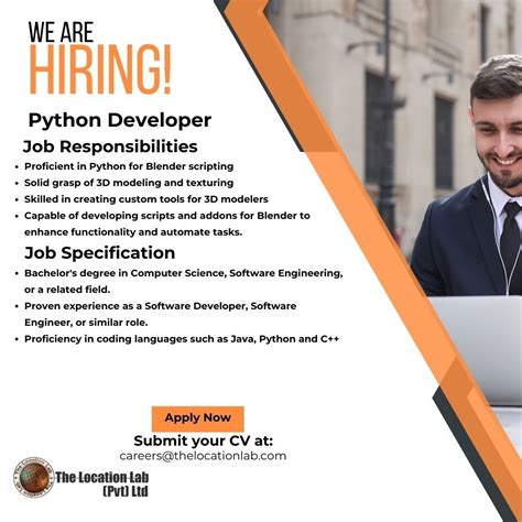 The Location Lab Private Limited Is Actively Recruiting Python