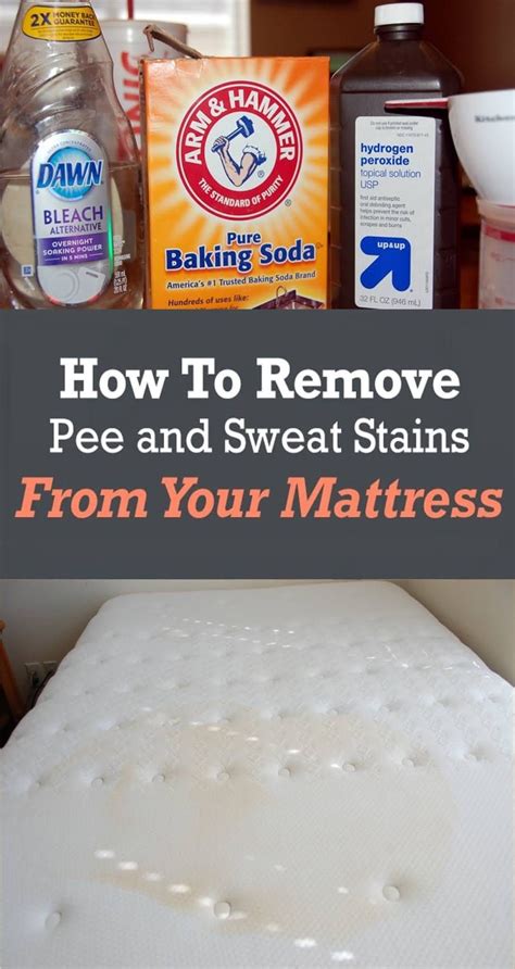 How To Remove Pee And Sweat Stains From Your Mattress Sweat Stains