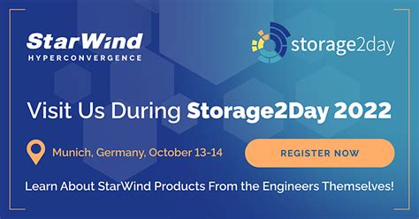 Starwind A Class Virtualization At Storage2day In Munich Starwind