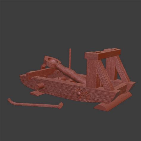 3d Printable Small Medieval Catapult By Northern Crusades Miniatures