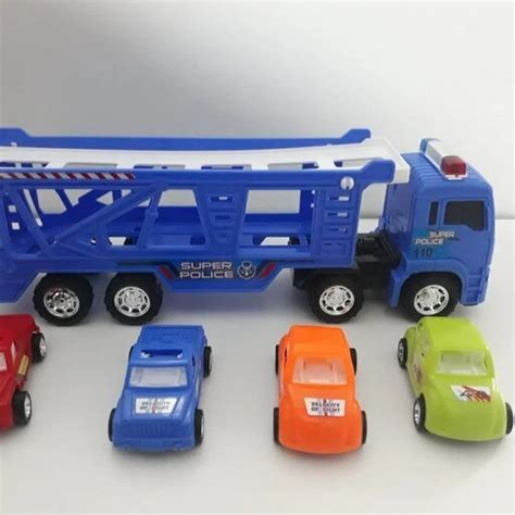 خرید و قیمت ماشین اسباب بازی 5 عدد یک کامیون و 4 تا ماشین کوچک ترب