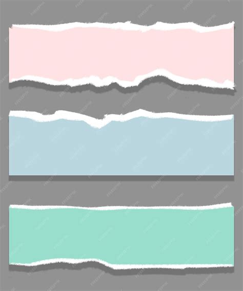 Torn Ripper Paper Sheet Textures Realistic Torn Paper Collection