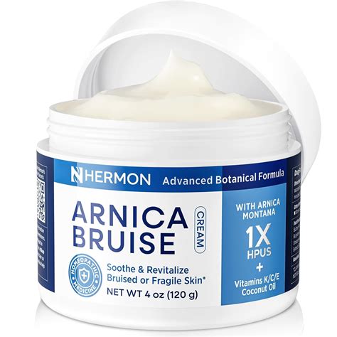 Hermon High Strength Arnica Bruise Cream Best For Bruises On Thin
