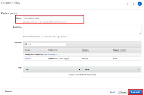 Send Device Location Data To Amazon Location Service Using Beam