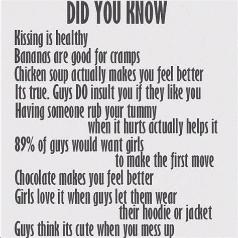 Random Facts About Girls