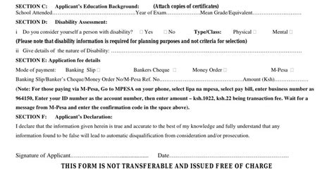 Kmtc Application Template Form ≡ Fill Out Printable Pdf Forms Online