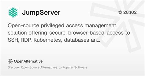 Jumpserver Open Source Alternative To Teleport And Cyberark Openalternative