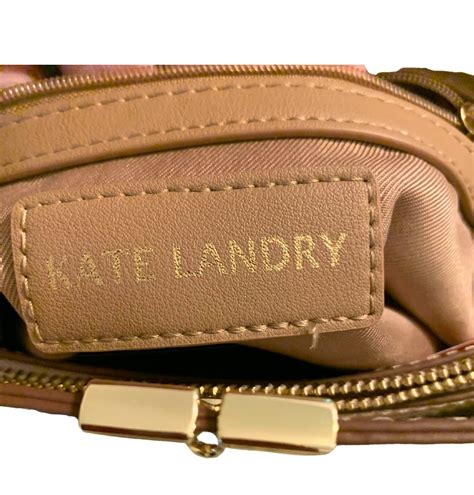 Kate Landry Shoulder Bag Crossbody Handbag Double Handle Detachable