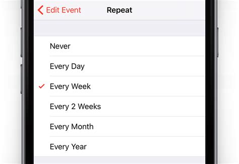 Guide Setting Repeat Calendar Events On Iphone Ios 9 Tapsmart