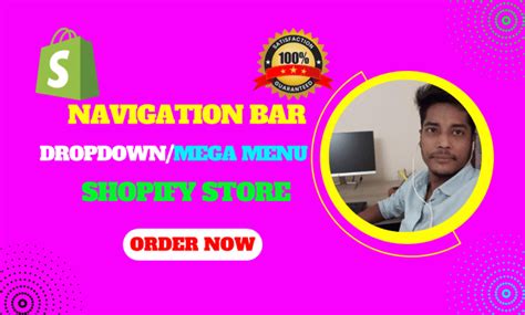 Add Navigation Mega Menu And Dropdown Menu In Your Shopify Store By