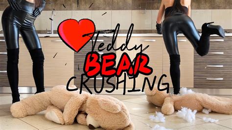 Peas Boots Trampling Teddy Bear Oddly Satisfying Crushing Things