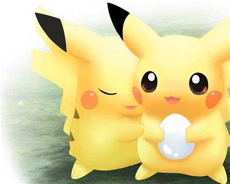 Cute Pikachu Love