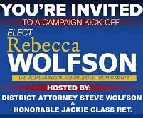 Municipal Court Judge Candidate Rebecca Wolfson Holds Campaign Kickoff