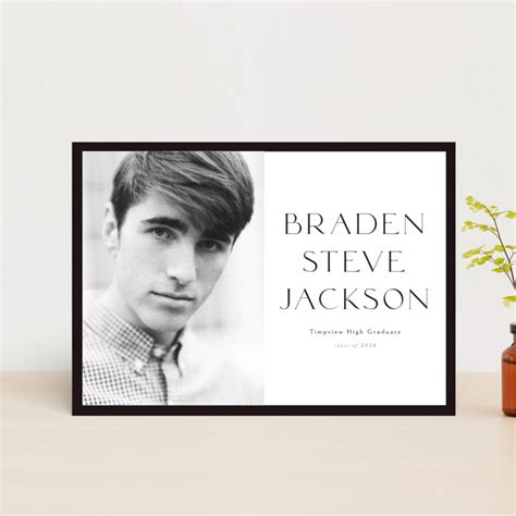 Classy Graduate Graduation Announcement Postcards By Stephanie Hawkes