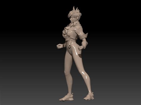 Free Stl File Sexy Tracer Gameplay Freee・3d Printer Design To Download・cults