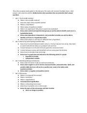 BIOL Lab Exam Docx This Is The Complete Study Guide For The Lab Exam The Exam Will