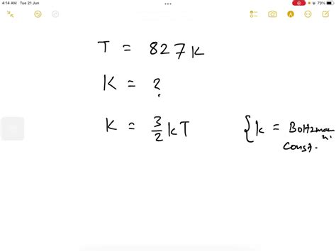 Solved What Is The Average Translational Kinetic Energy Of An Ideal