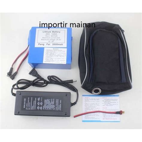 Promo Baterai Lithium Ion V Ah Full Capacity Untuk Sepeda Listrik E Bike Diskon Di