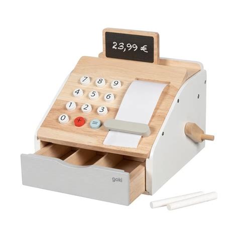 Caisse Enregistreuse En Bois Avec Effet Sonore Goki