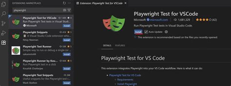 playwright vs code extension installation and execution vinoth tech solutions
