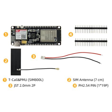 LILYGO TTGO T Call PMU ESP SIM L CH Development Board WiFi Bluetooth Wireless Module