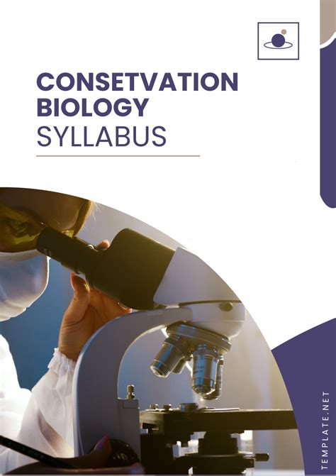 Free Conservation Biology Syllabus Template To Edit Online
