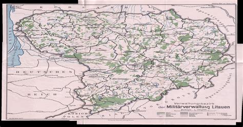 Map Of German Occupied Lithuania 1917 2695x2857 Imagesofthe1910s
