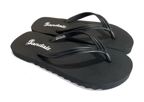 The Original Zig Zag Jandals Black Para Rubber