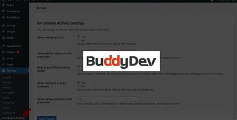 Buddypress Editable Activity Themevalue