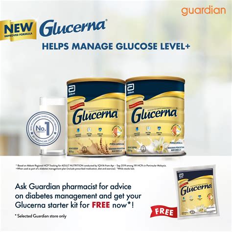 Choose New Glucerna For Guardian Health And Beauty