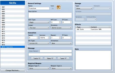actor transformation plugin replace him with another actor from the database rpg maker forums