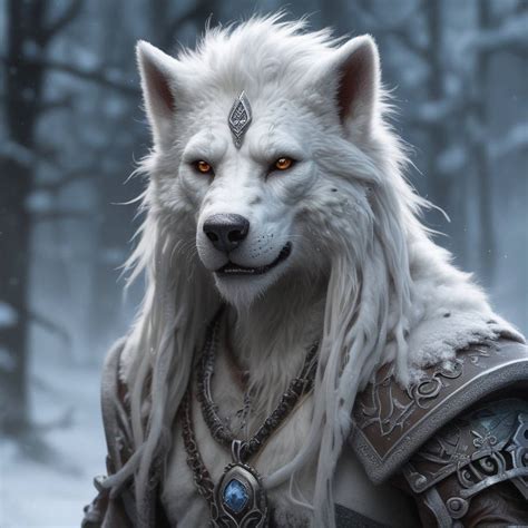 Snow Gnoll Female Wizard By Zardanis On Deviantart