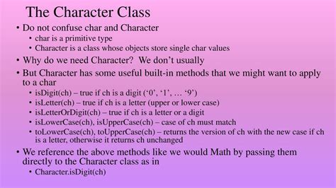 string math and the char type ppt download