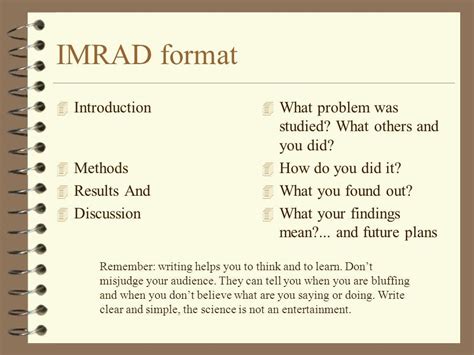 Imrad Structure