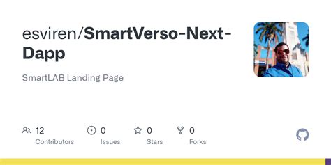 Github Esvirensmartverso Next Dapp Smartlab Landing Page