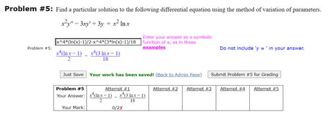 Solved Find A Particular Solution To The Following Chegg