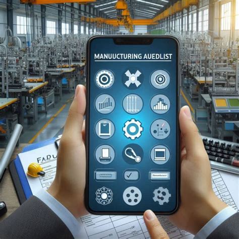 Manufacturing Audit Checklist Eauditor Audits And Inspection