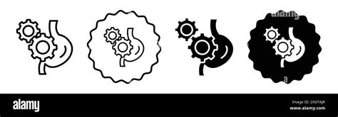 Digestive System Logo Premium Vector Stomach Logo Icon