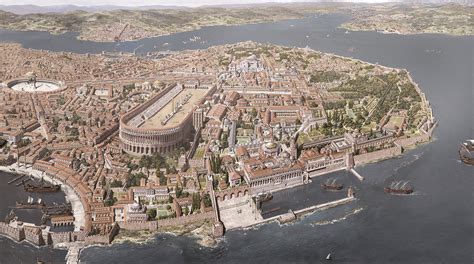 Constantinople In The Byzantine Period Mapped Vivid Maps
