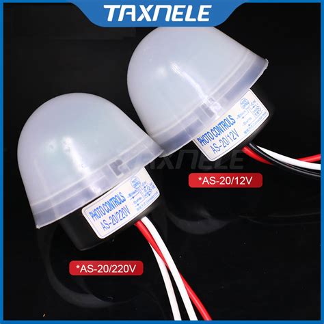 Sensitive Auto Photo Switch On Off Photocell Street Light Switch Dc Ac 220v 10a Electronic