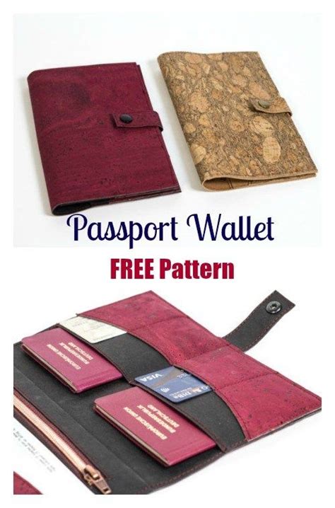 Passport Wallet Free Pattern Artofit