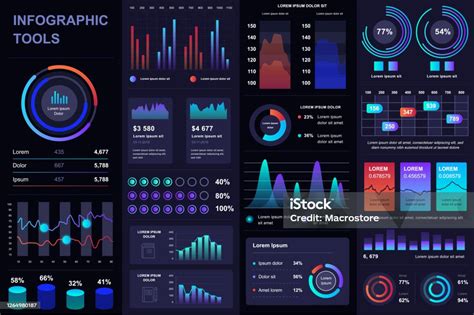 인포그래픽 Ui Ux Kit 요소를 번들로 묶습니다 다른 차트 다이어그램 워크플로우 순서도 타임라인 구성표 마케팅 아이콘 그래프 0명에 대한 스톡 벡터 아트 및 기타 이미지