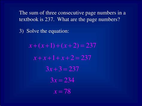 PPT Applications Of Consecutive Integers PowerPoint Presentation Free Download ID